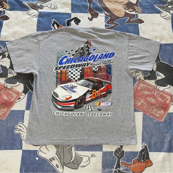 Nascar | Shirts | Vintage Chicagoland Nascar Racing Tee | Poshmark